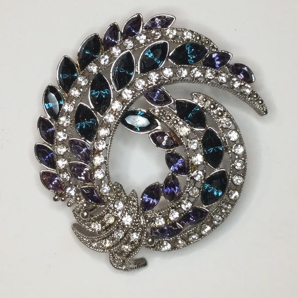 Avon | Jewelry | Avon 2th Anniversary Brooch Pin Sparkly | Poshmark